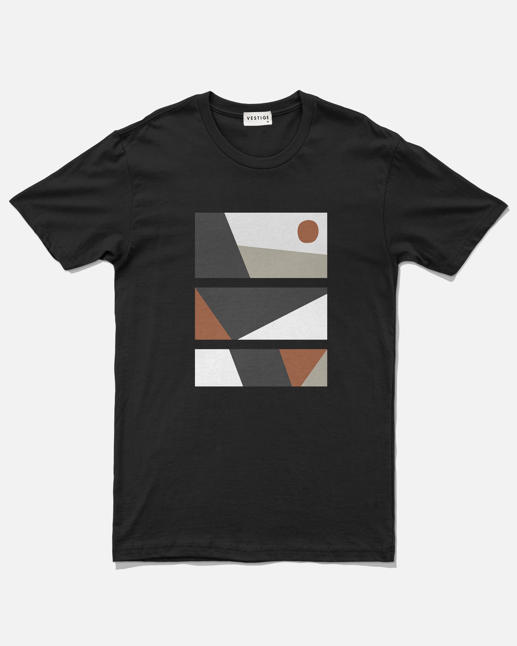 Shape Terrain Tee, Black – VESTIGE