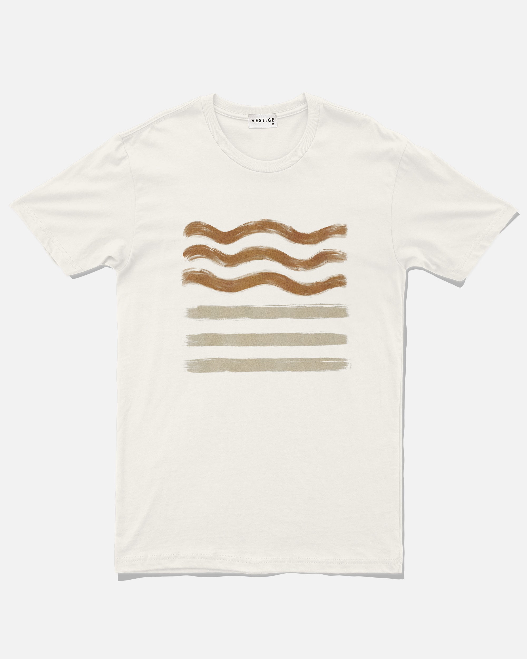 Wave Groove Tee, Natural – VESTIGE