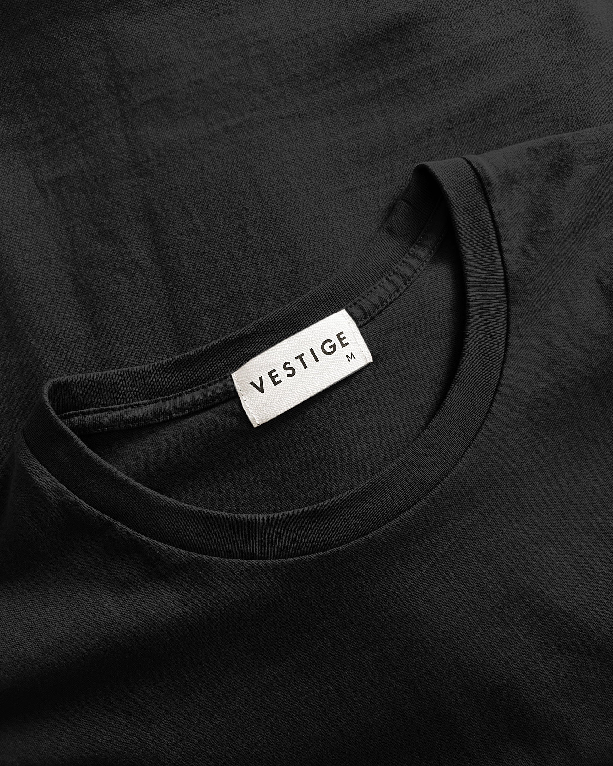 Square Inside Square Tee, Black – VESTIGE