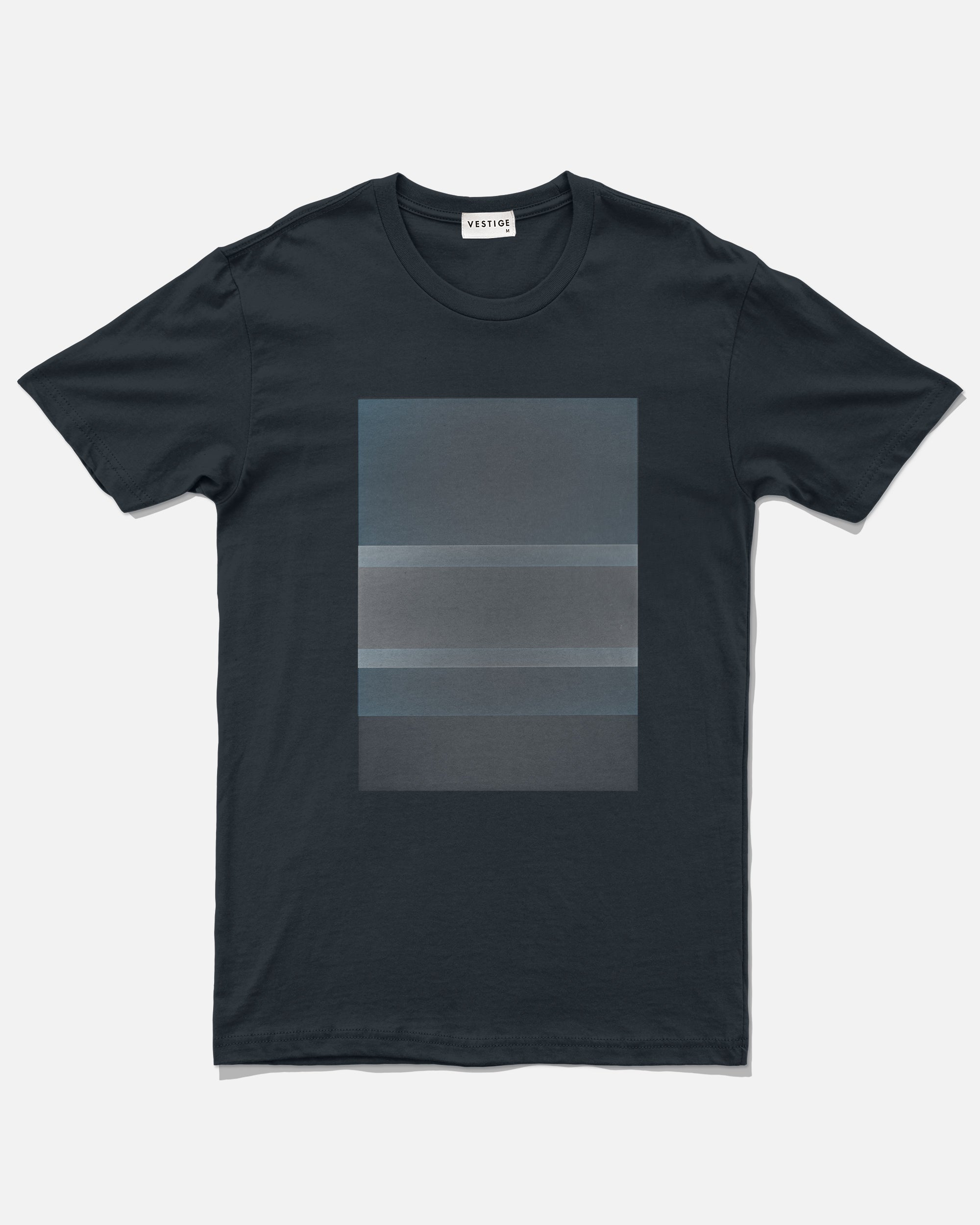 Offset Tee, Navy – VESTIGE