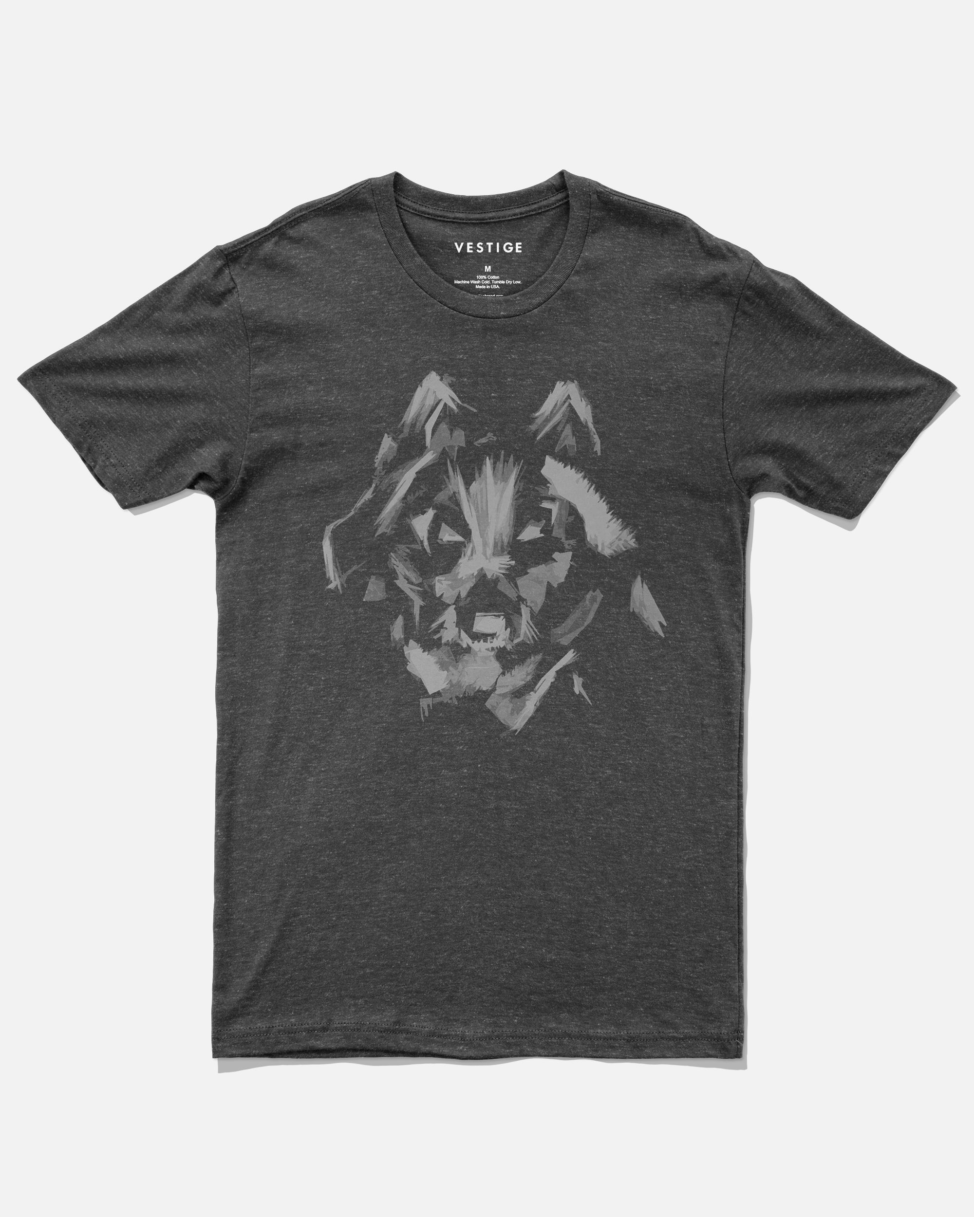 Howl Tee, Black Tri-Blend – VESTIGE
